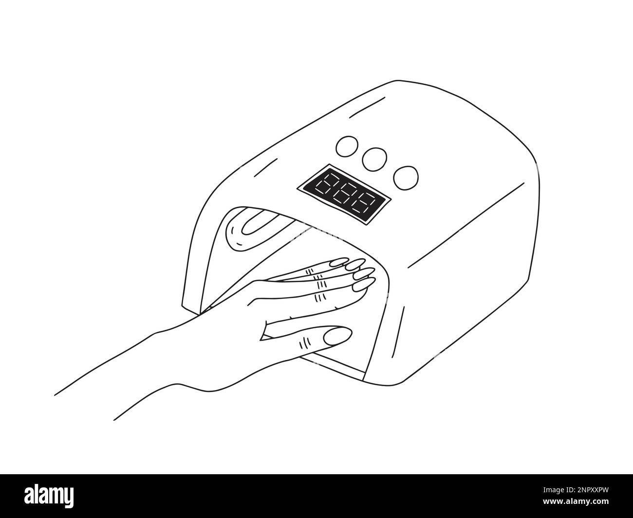 Vector UV lamp hand drawn sketch Stock Vector Image & Art - Alamy