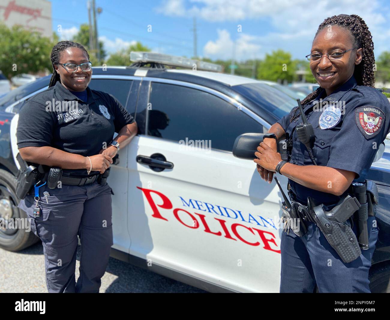 Meridian Police Department patrol officers Chanetta Stevens and Rachel ...