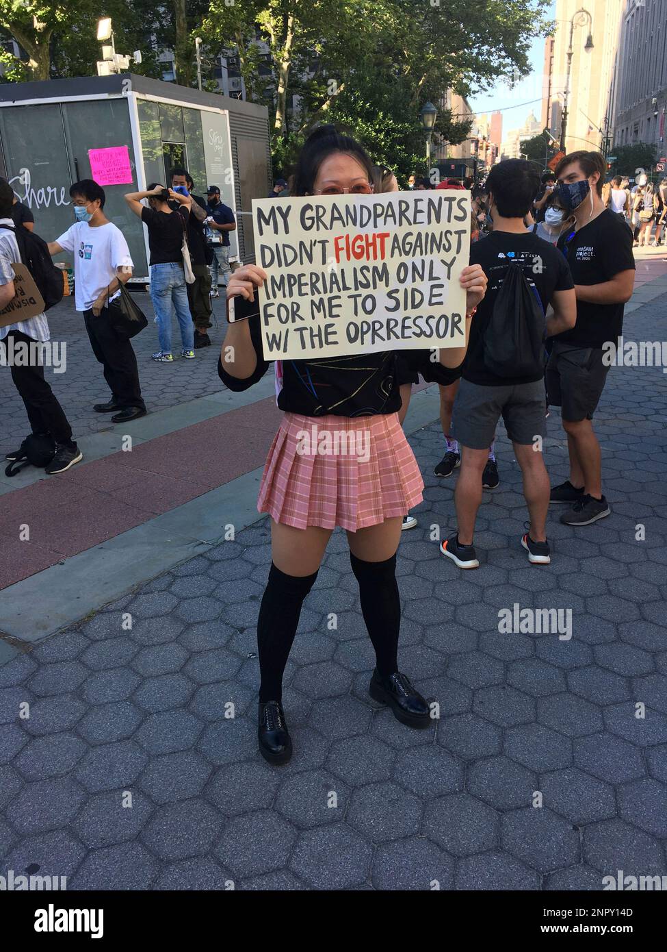 Photo by: zz/STRF/STAR MAX/IPx 2020 6/13/20 Demonstrators march across ...