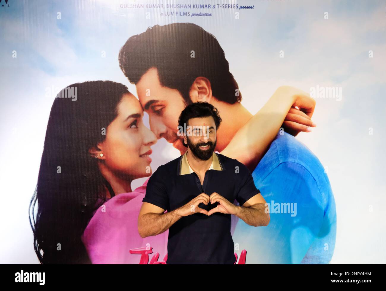 Kolkata, India. 26th Feb, 2023. Bollywood actor Ranbir Kapoor poses for ...
