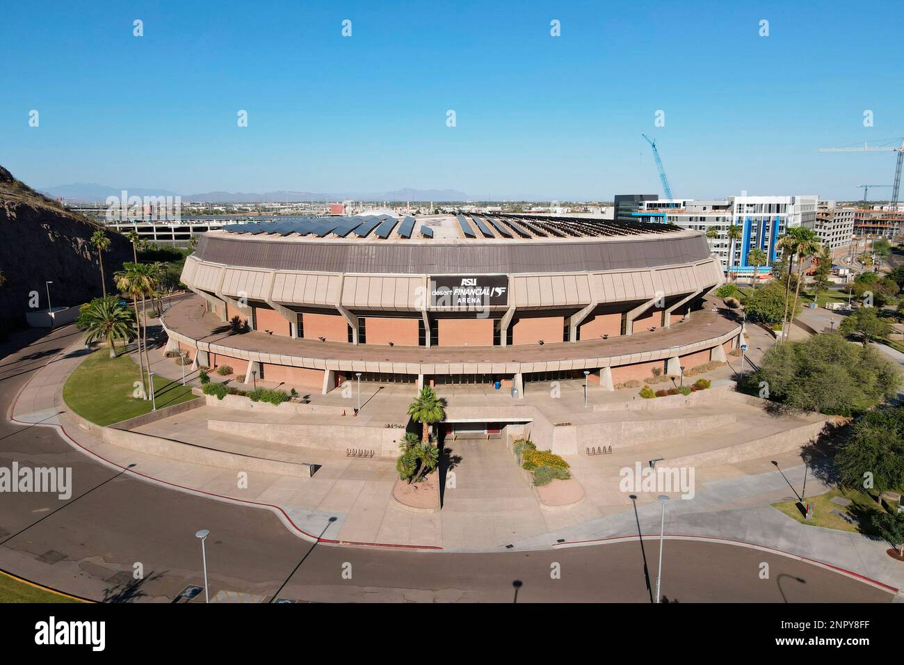 A general view of the Desert Financial Arena on the campus of Arizona ...