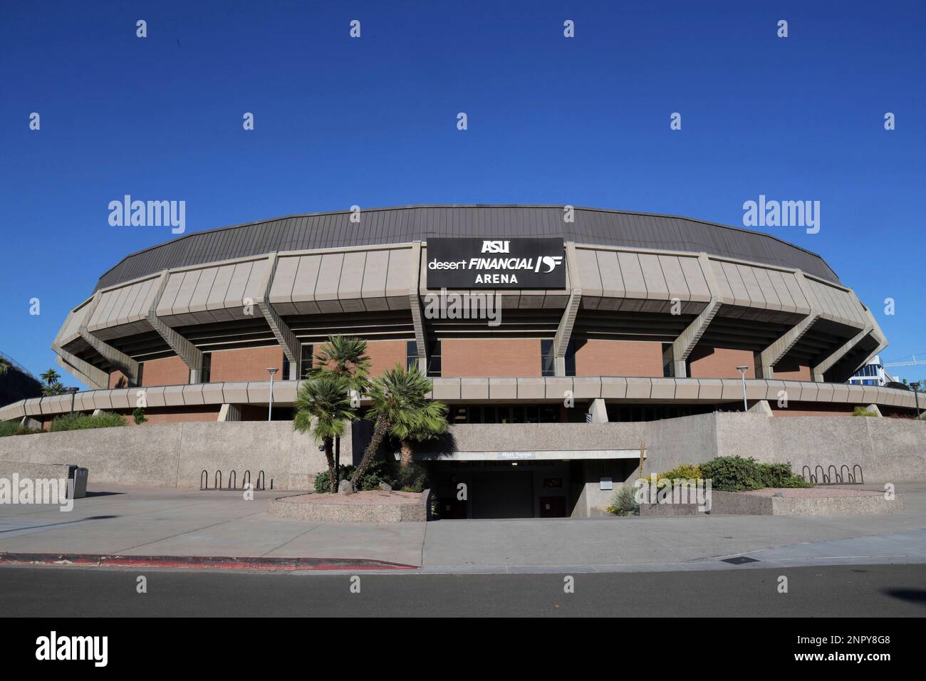 A general view of the Desert Financial Arena on the campus of Arizona ...