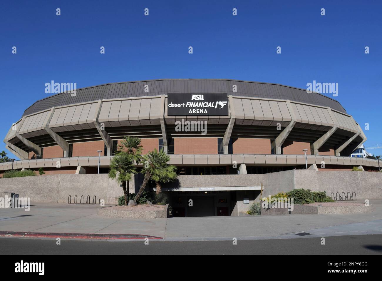 A general view of the Desert Financial Arena on the campus of Arizona ...