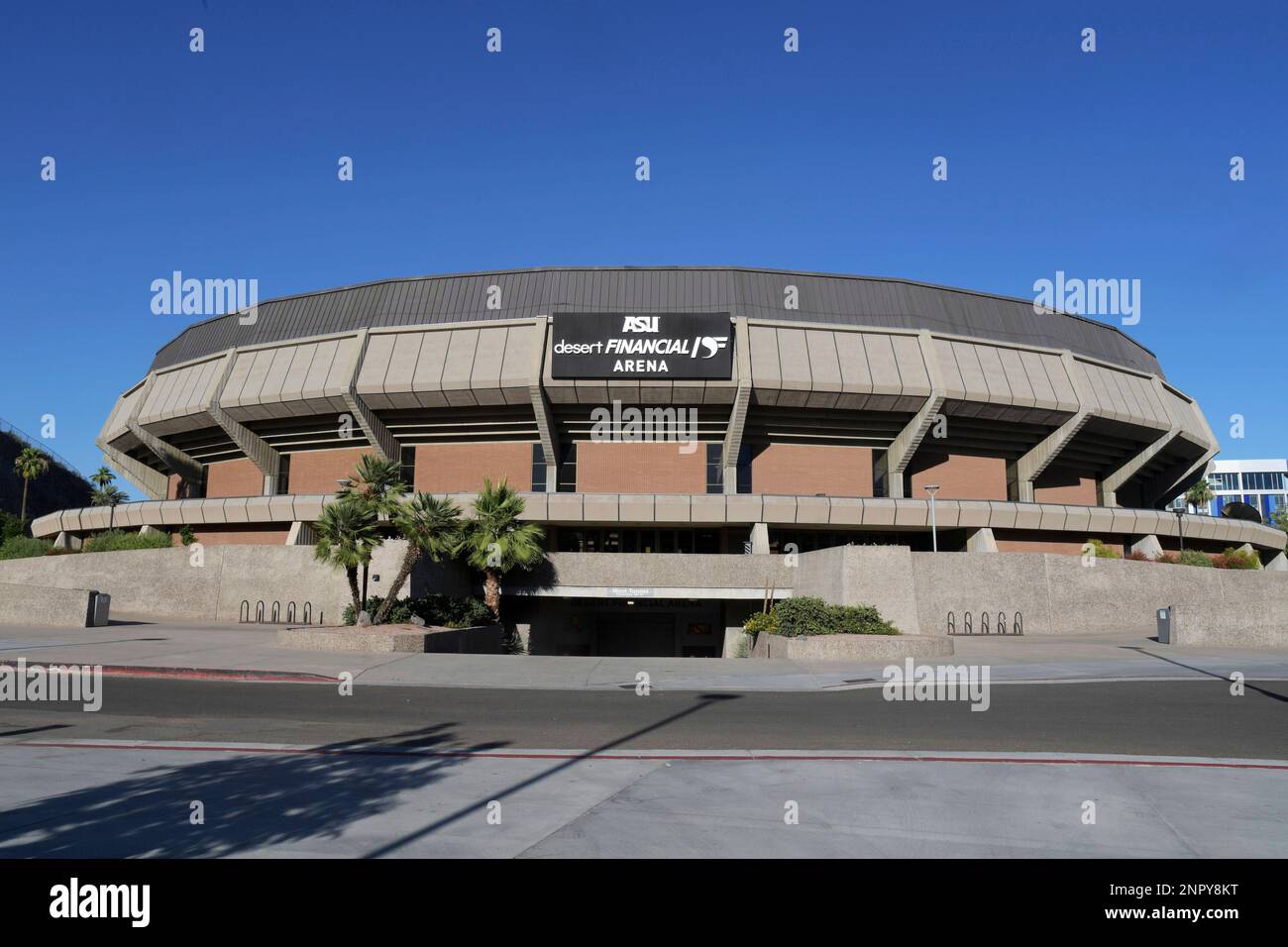 A general view of the Desert Financial Arena on the campus of Arizona ...