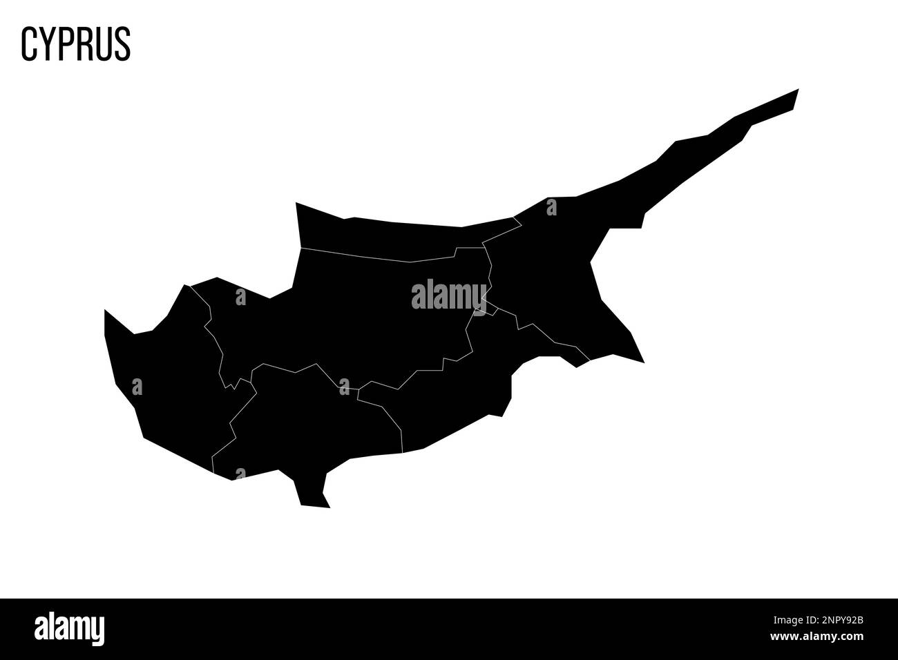 Cyprus divided map Stock Vector Images - Alamy