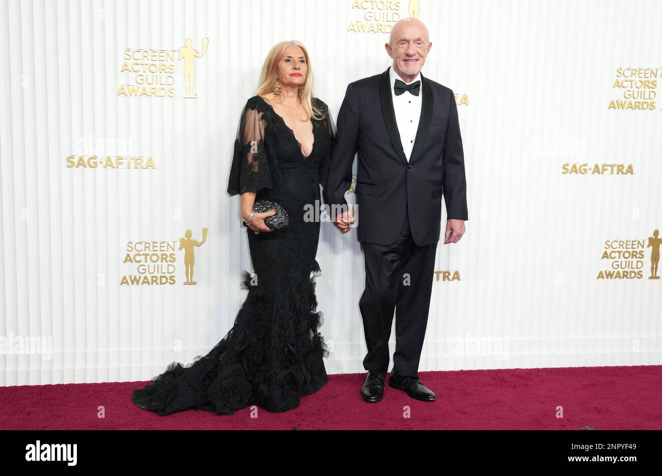 Gennera Banks, left, and Jonathan Banks arrive at the 29th annual ...