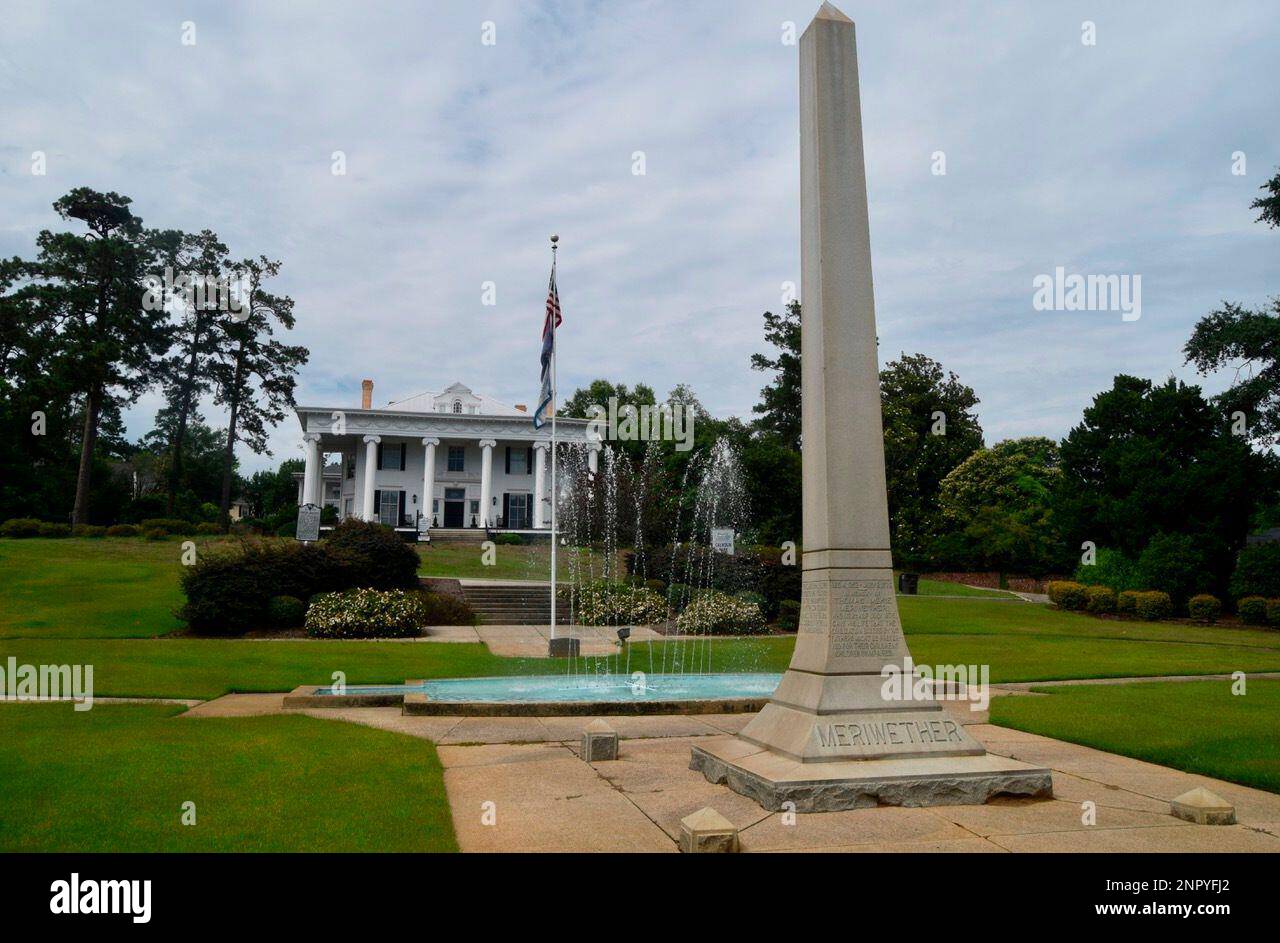 This June 10, 2020 photo shows the Meriwether Monument in North Augusta ...