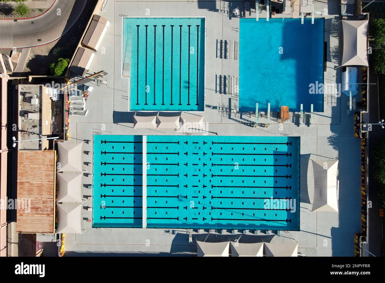 The Mona Plummer Aquatic Center on the campus of Arizona State ...