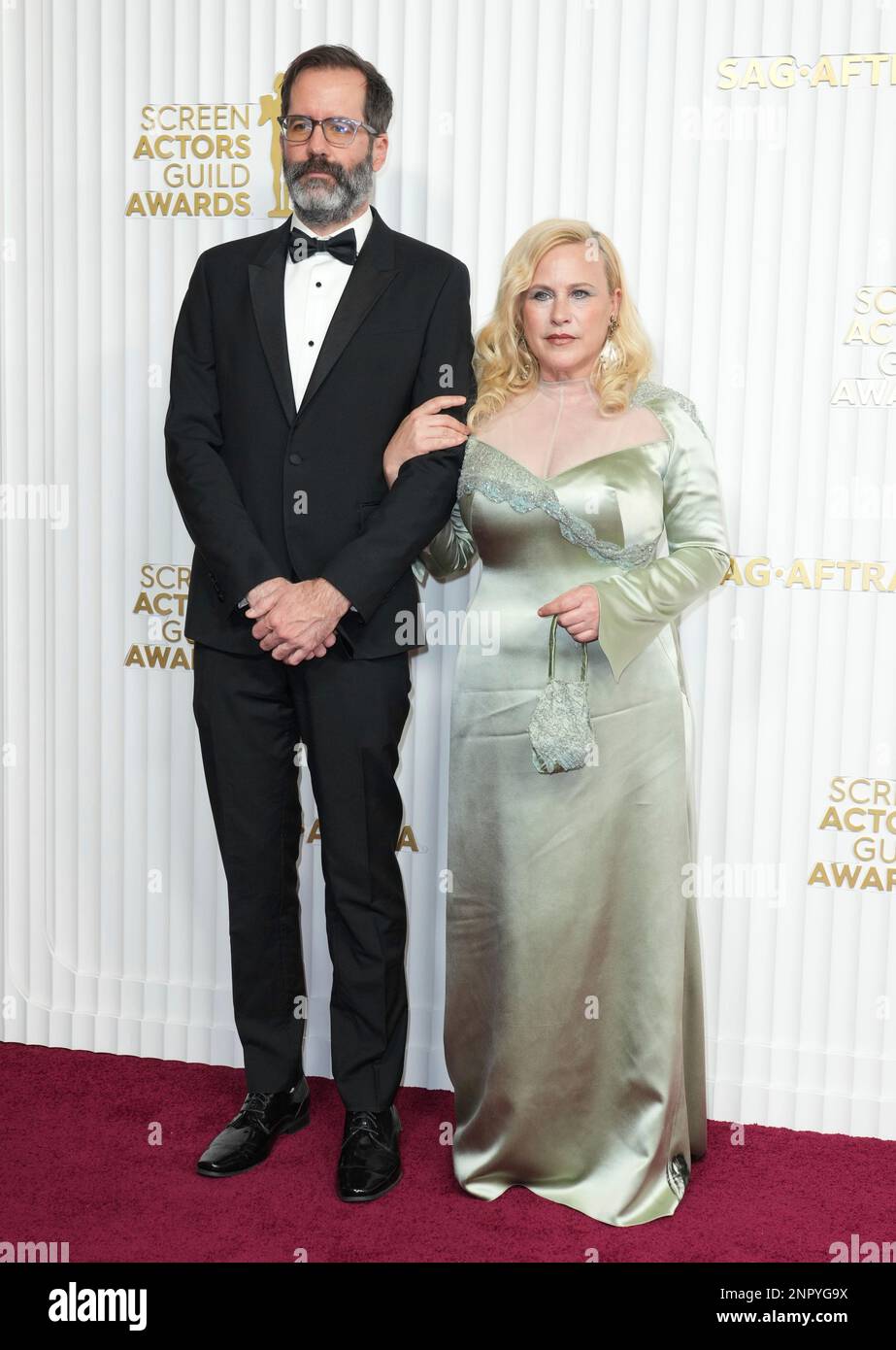 Eric White, left, and Patricia Arquette arrive at the 29th annual ...