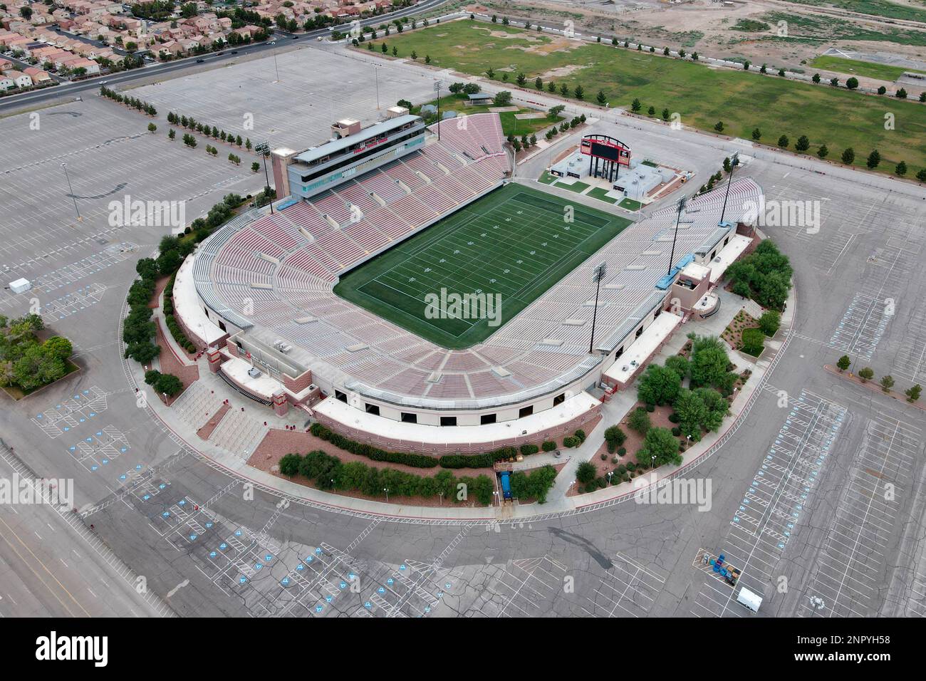 A general view of Sam Boyd Stadium, Friday, June 5, 2020, in Whitney ...