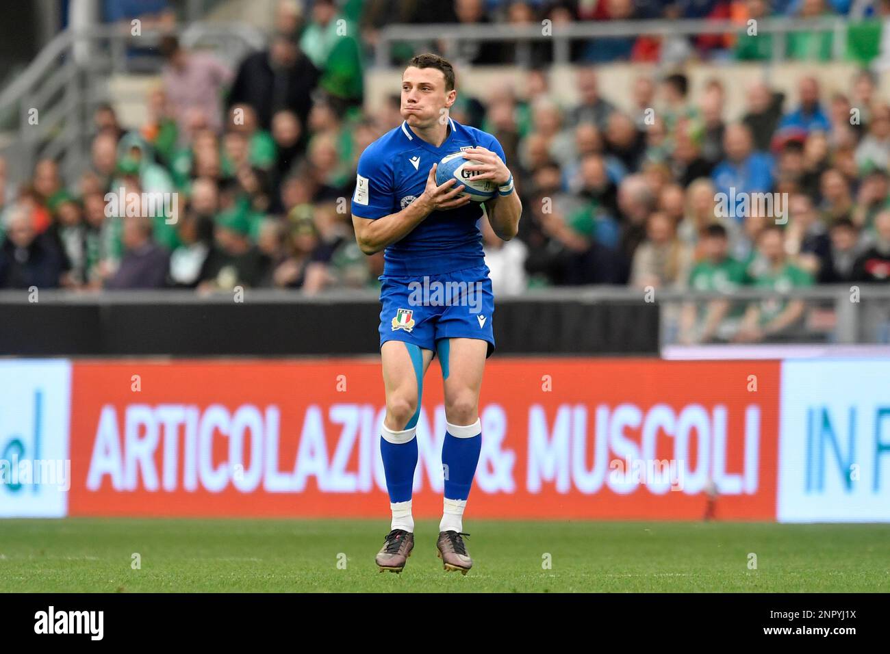 Paolo Garbisi of Italy during the Six Nations rugby match between Italy ...