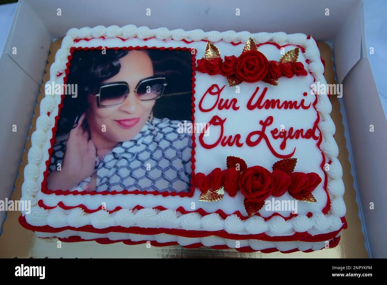 The cake featuring a photo of LaShanda Anderson, Thursday, June 9, 2019 ...