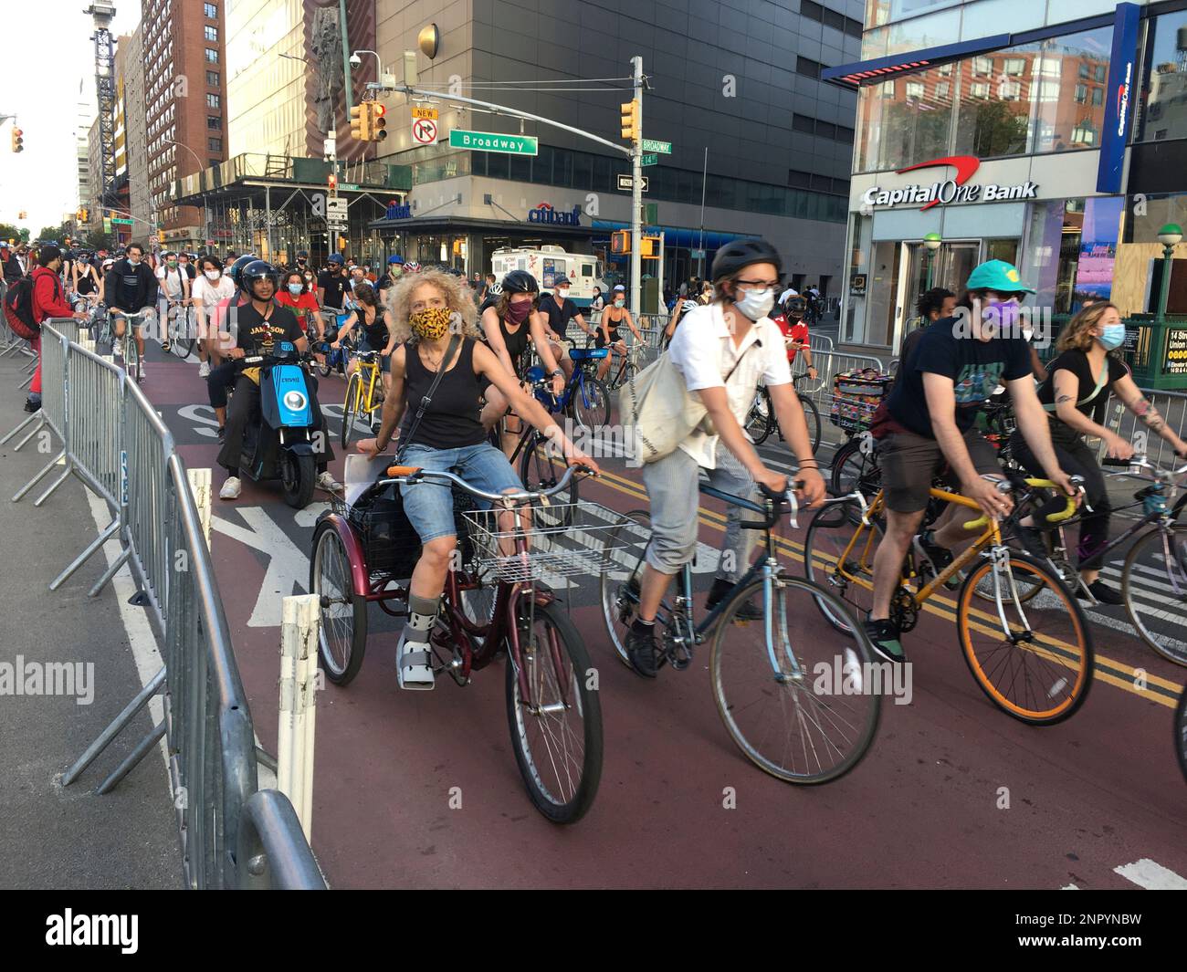 Photo by: STRF/STAR MAX/IPx 2020 6/8/20 Hundreds of cyclists protest ...
