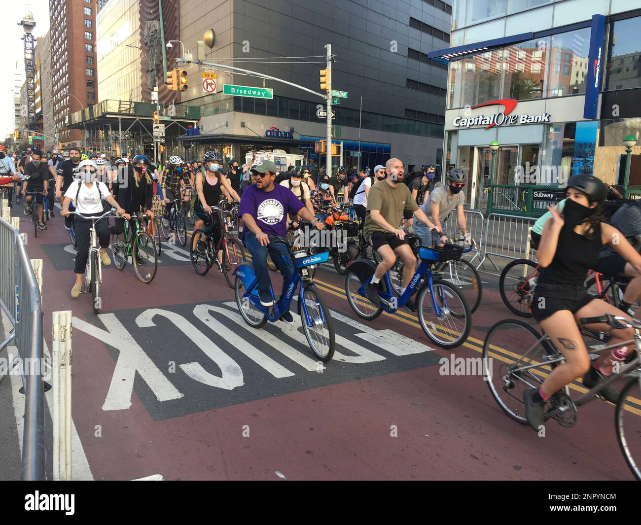 Photo by: STRF/STAR MAX/IPx 2020 6/8/20 Hundreds of cyclists protest ...