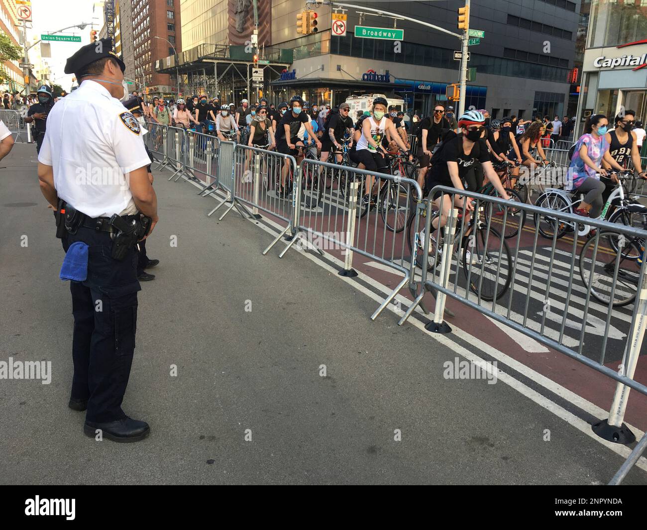 Photo by: STRF/STAR MAX/IPx 2020 6/8/20 Hundreds of cyclists protest ...