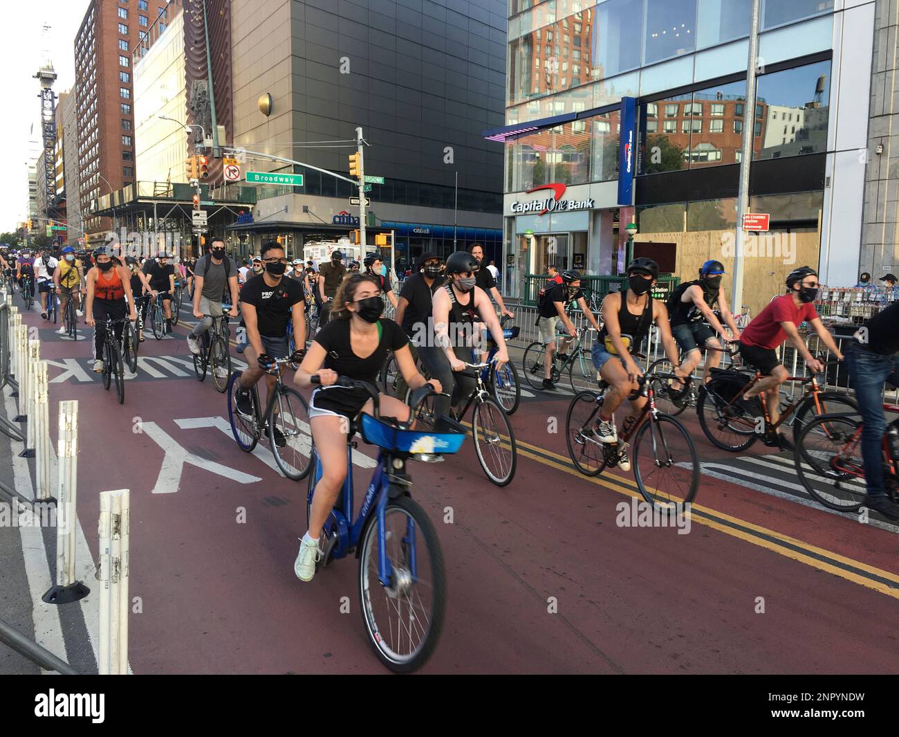 Photo by: STRF/STAR MAX/IPx 2020 6/8/20 Hundreds of cyclists protest ...