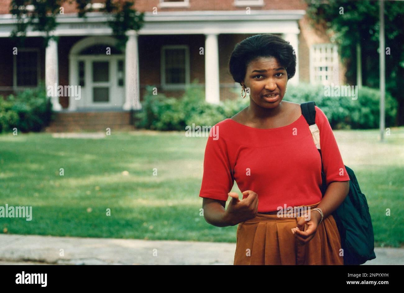 Stacey Abrams, a student at Spelman College, says being an activist is ...
