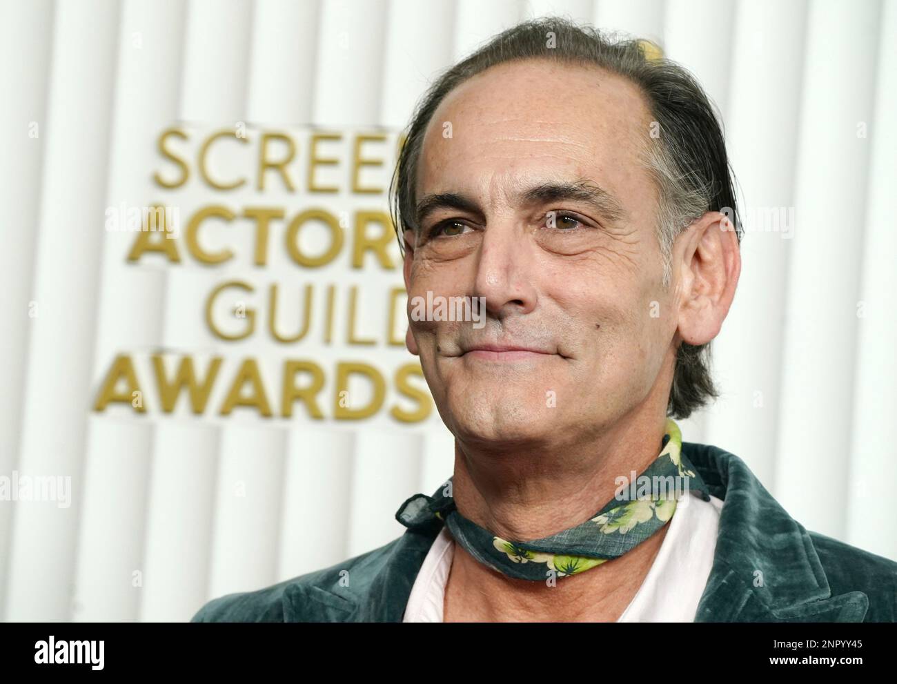 Damian Young arrives at the 29th annual Screen Actors Guild Awards on Sunday, Feb. 26, 2023, at ...