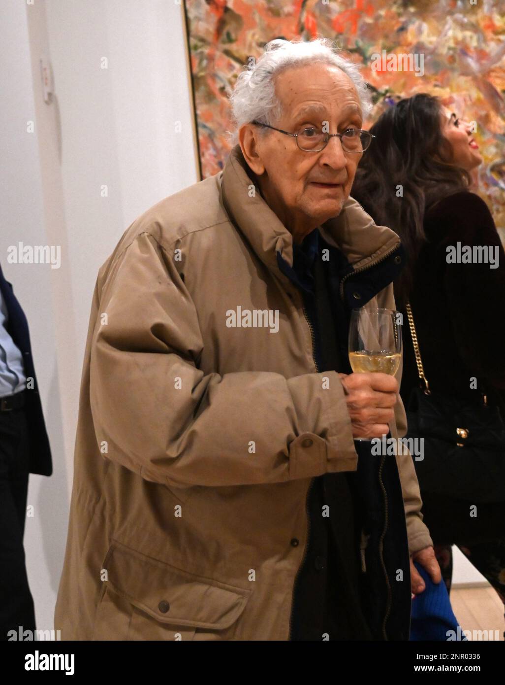 Frank Stella, 86 American painter, sculptor and printmaker attends the ...