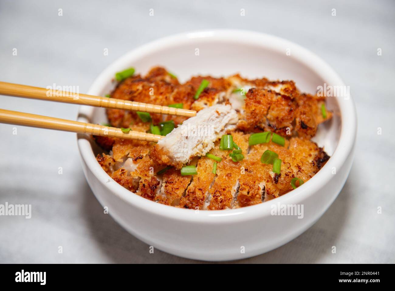 Typical Japanese traditional and famous food, Katsudon or katzu-don ...