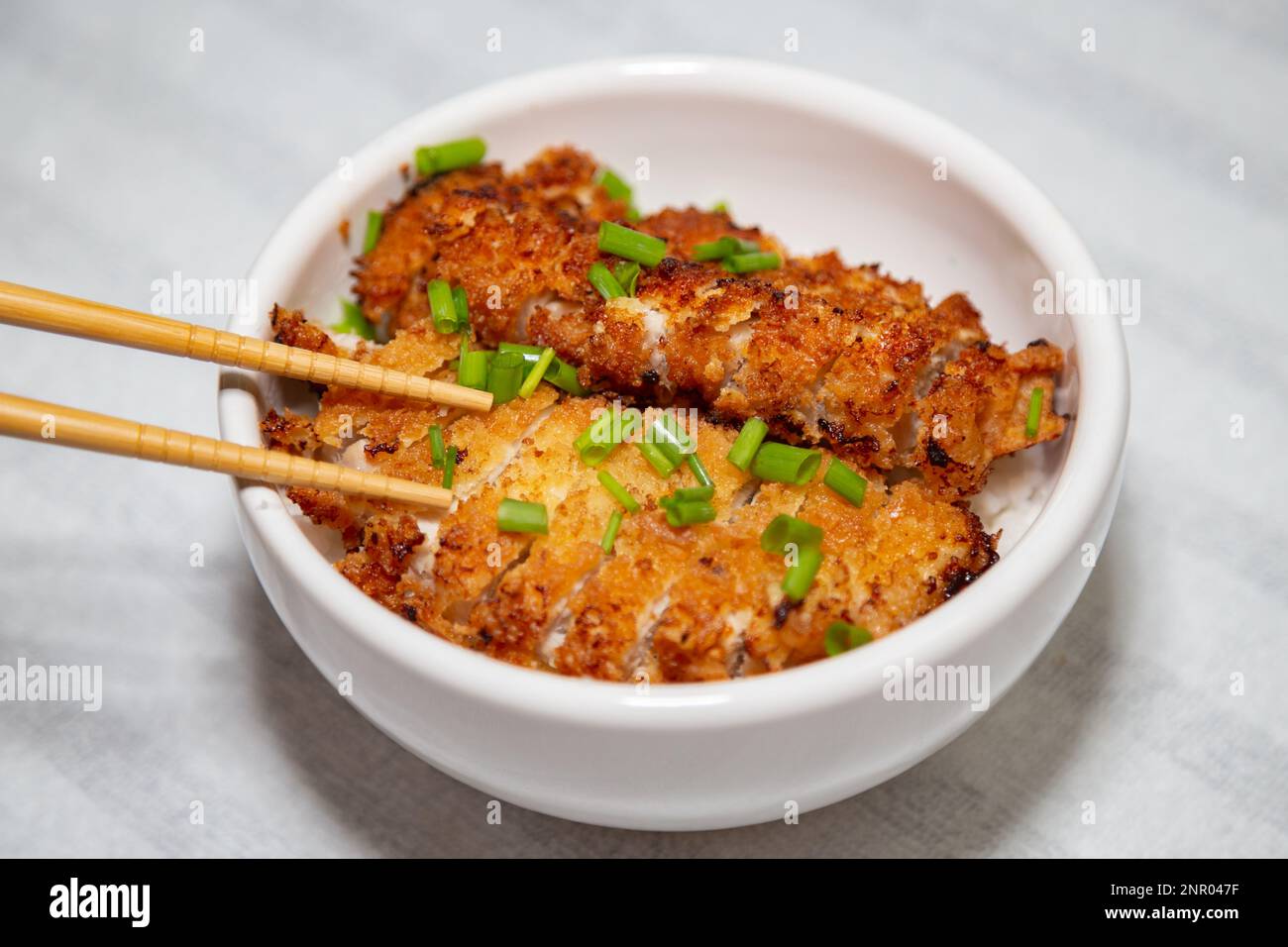Typical Japanese traditional and famous food, Katsudon or katzu-don ...