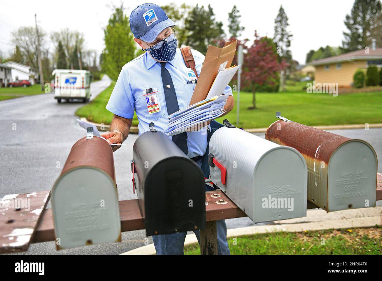 Stan Niton, a U.S. Postal Service letter carrier for the city of ...