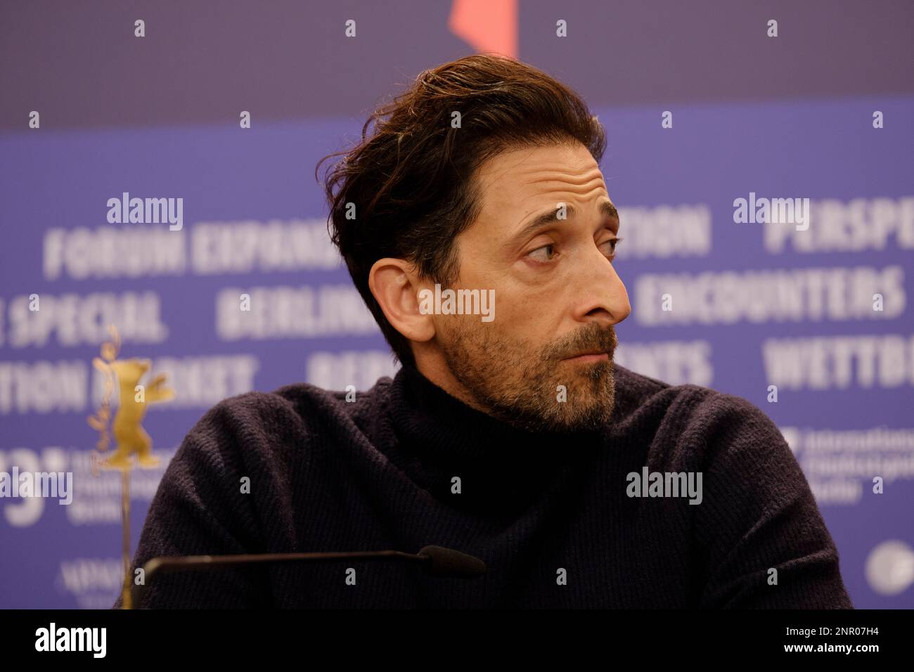 (L to R) Sierra Leone born actor Sallieu Sesay, US actor Adrien Brody ...