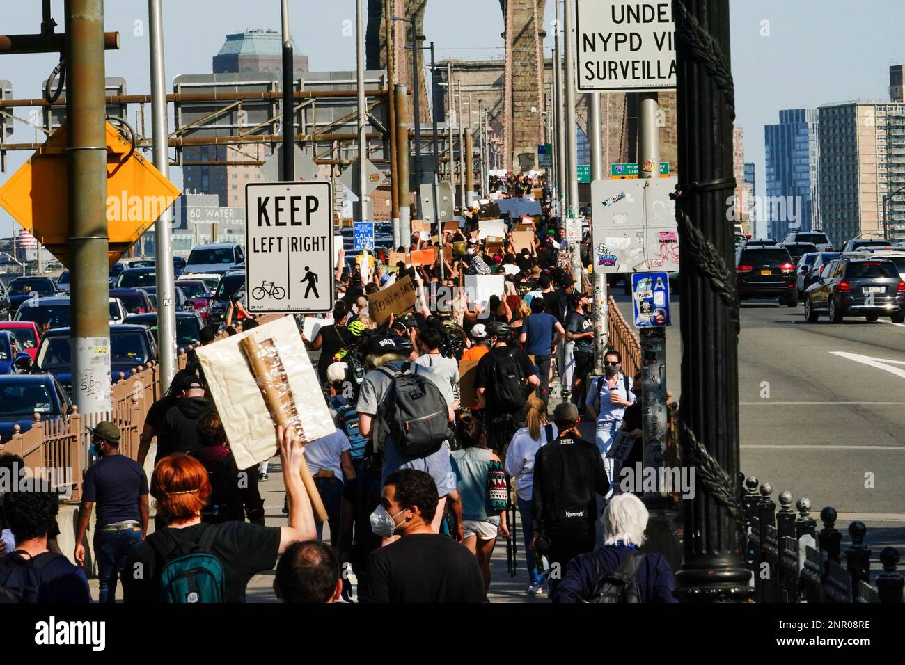 Photo by: John Nacion/STAR MAX/IPx 2020 5/29/20 A view of protestors ...