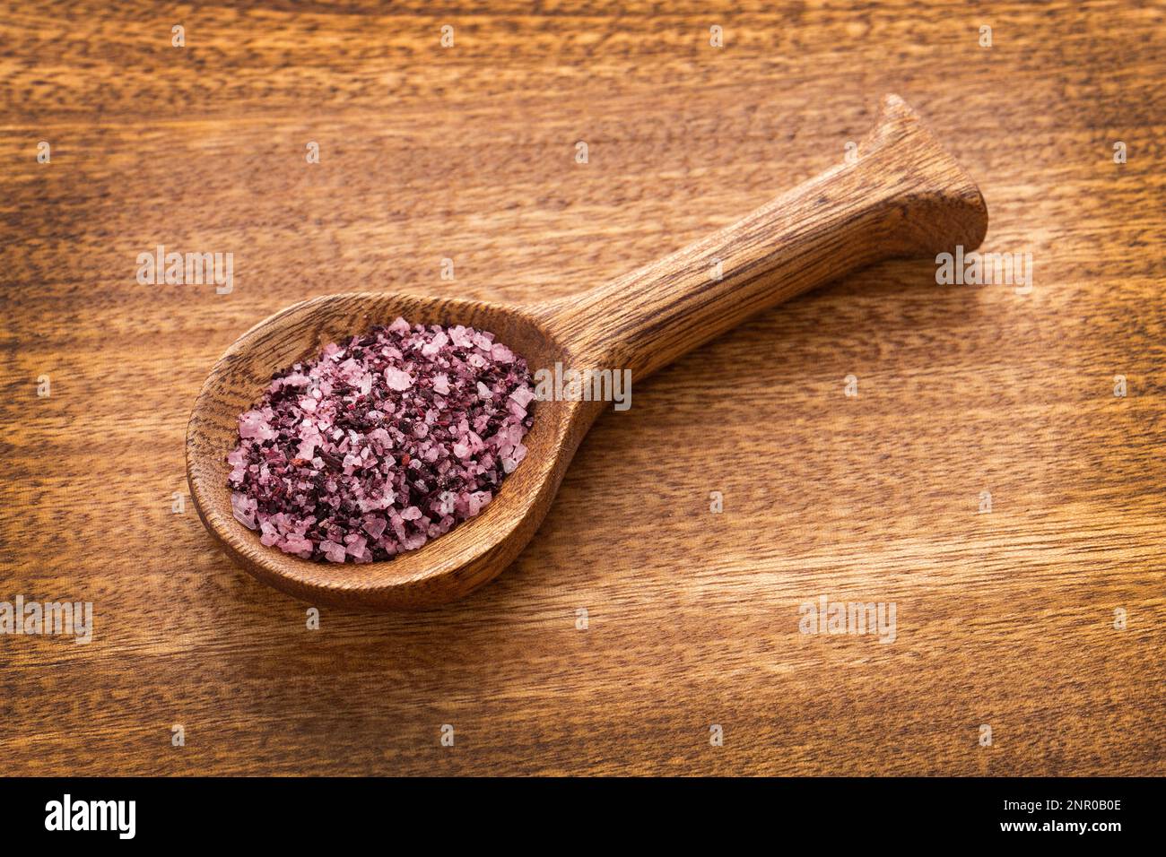 Fine crystals of hibiscus salt in the spoon Stock Photo - Alamy