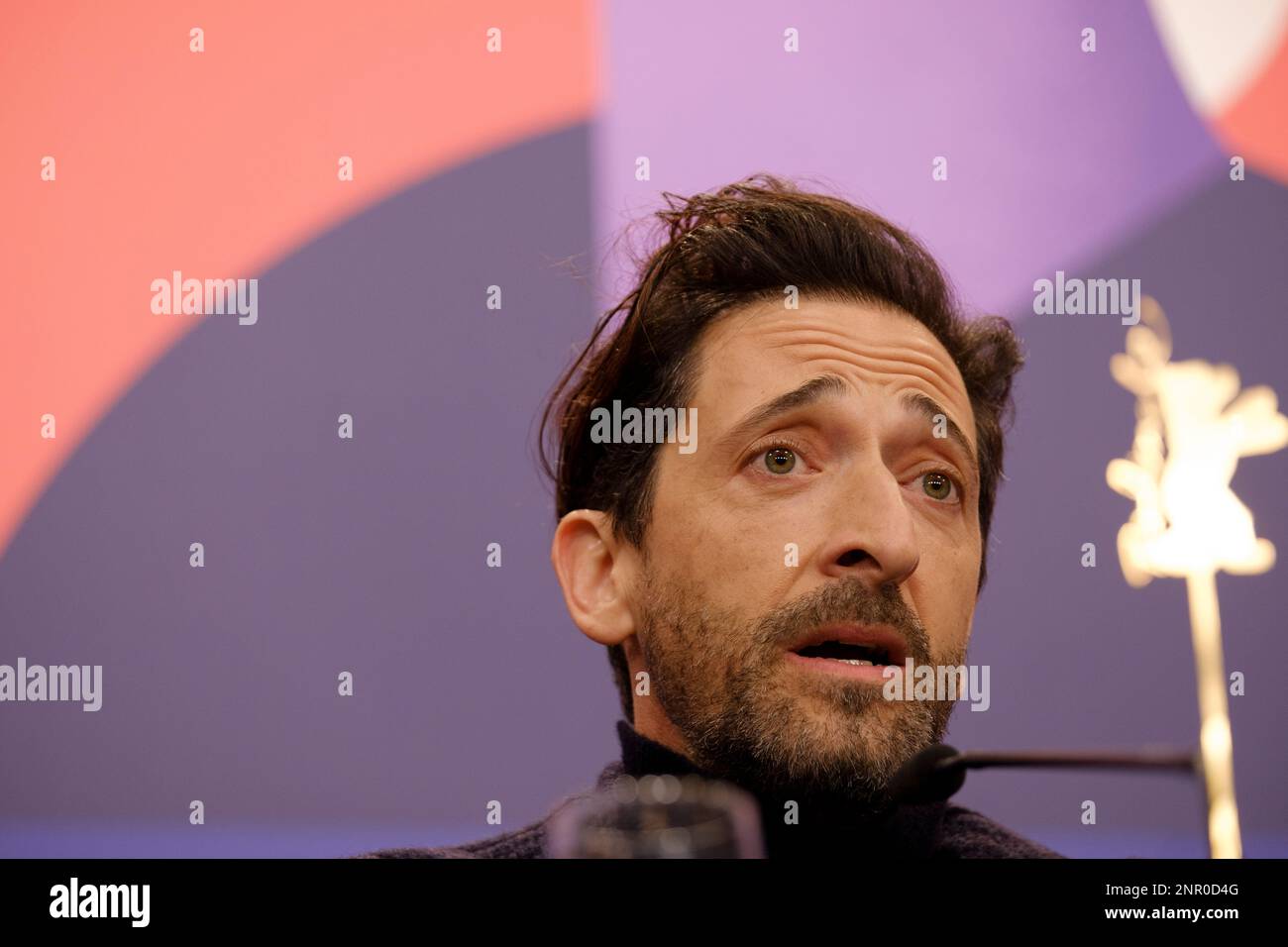 (L to R) Sierra Leone born actor Sallieu Sesay, US actor Adrien Brody ...