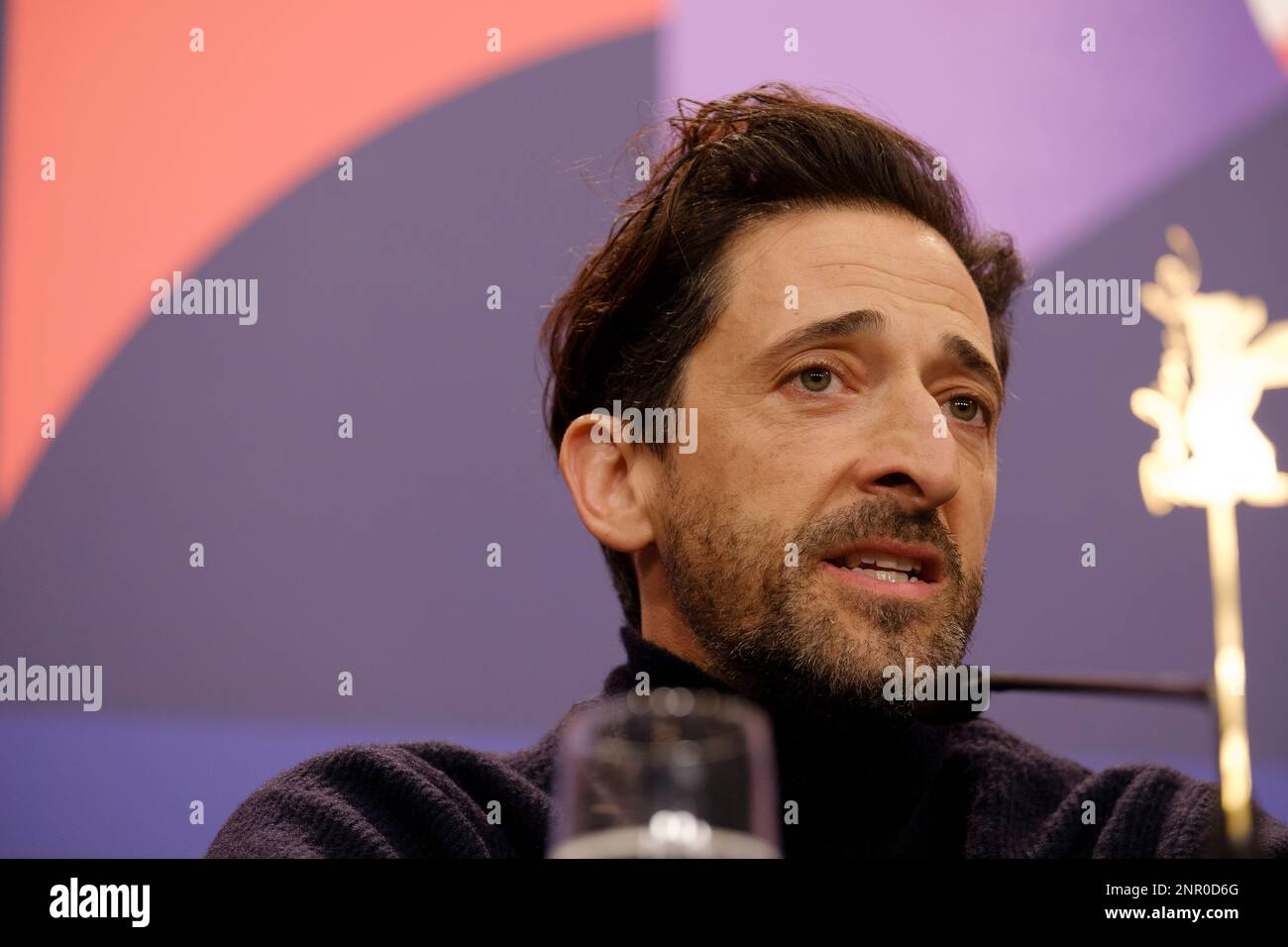 (L to R) Sierra Leone born actor Sallieu Sesay, US actor Adrien Brody ...