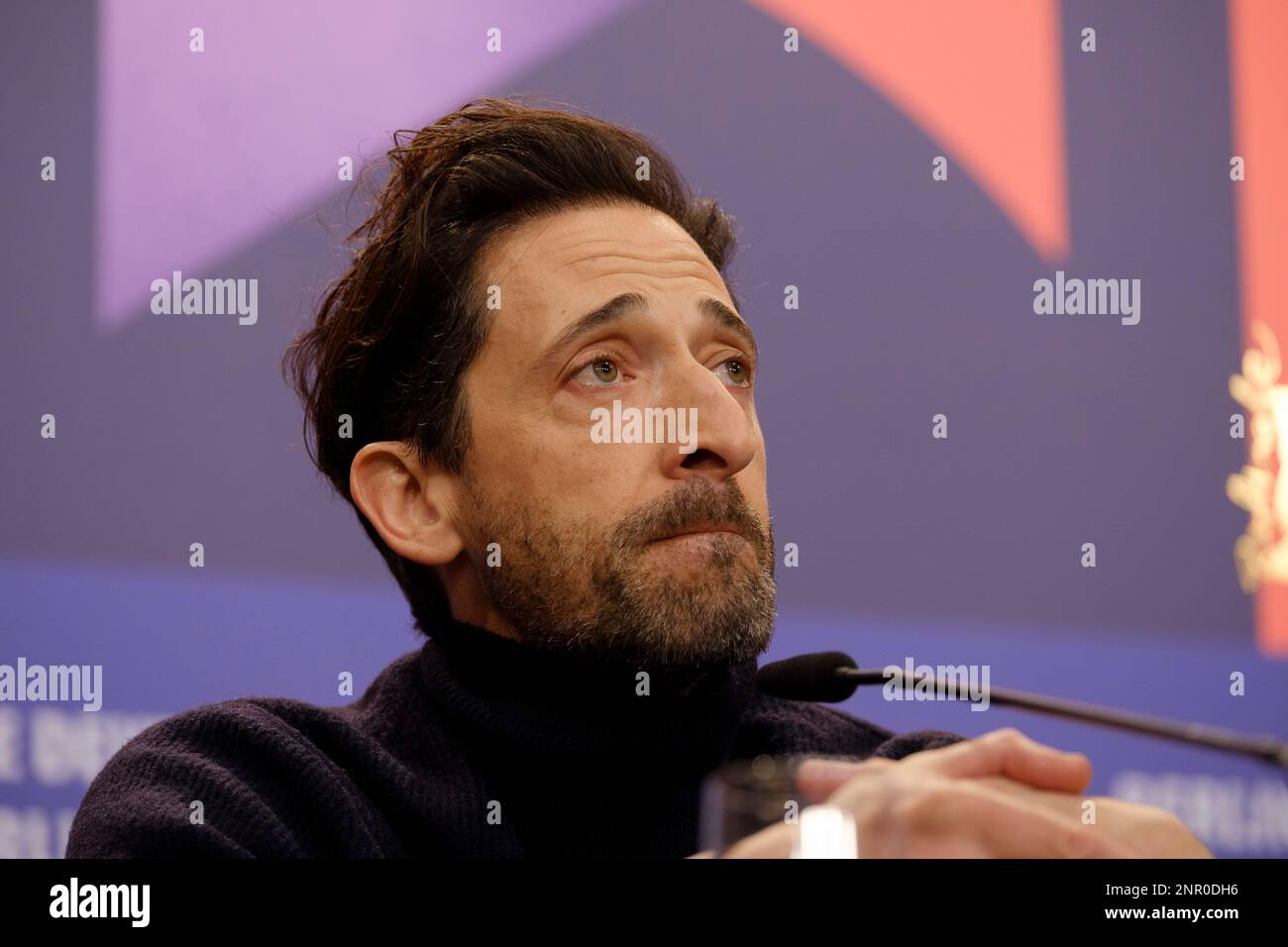 (L to R) Sierra Leone born actor Sallieu Sesay, US actor Adrien Brody ...
