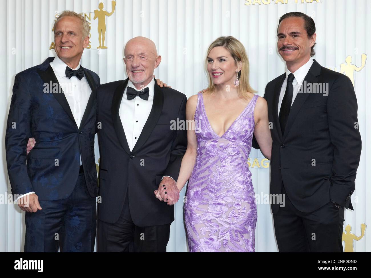 Patrick Fabian, from left, Jonathan Banks, Rhea Seehorn, and Tony ...