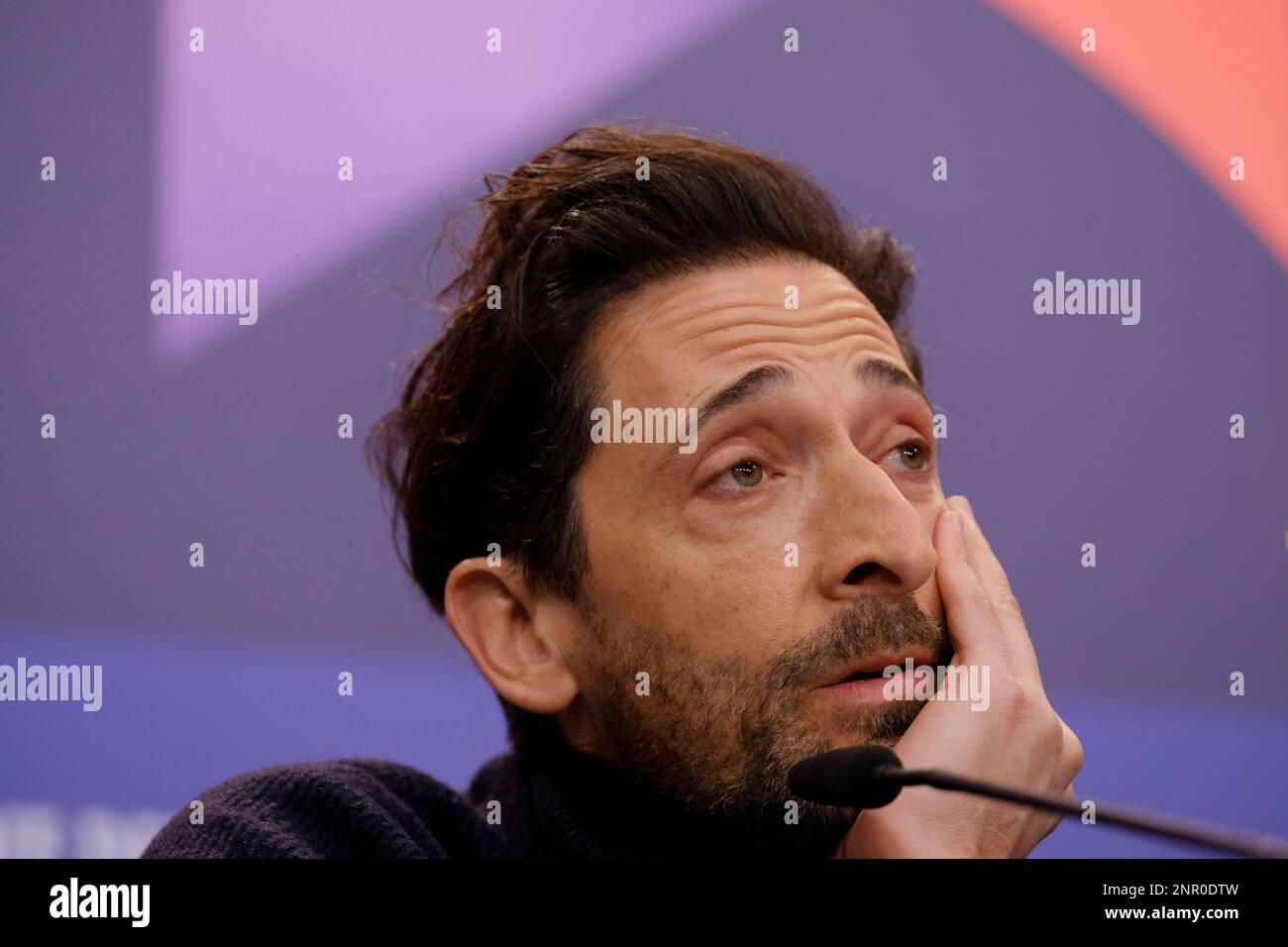 (L to R) Sierra Leone born actor Sallieu Sesay, US actor Adrien Brody ...