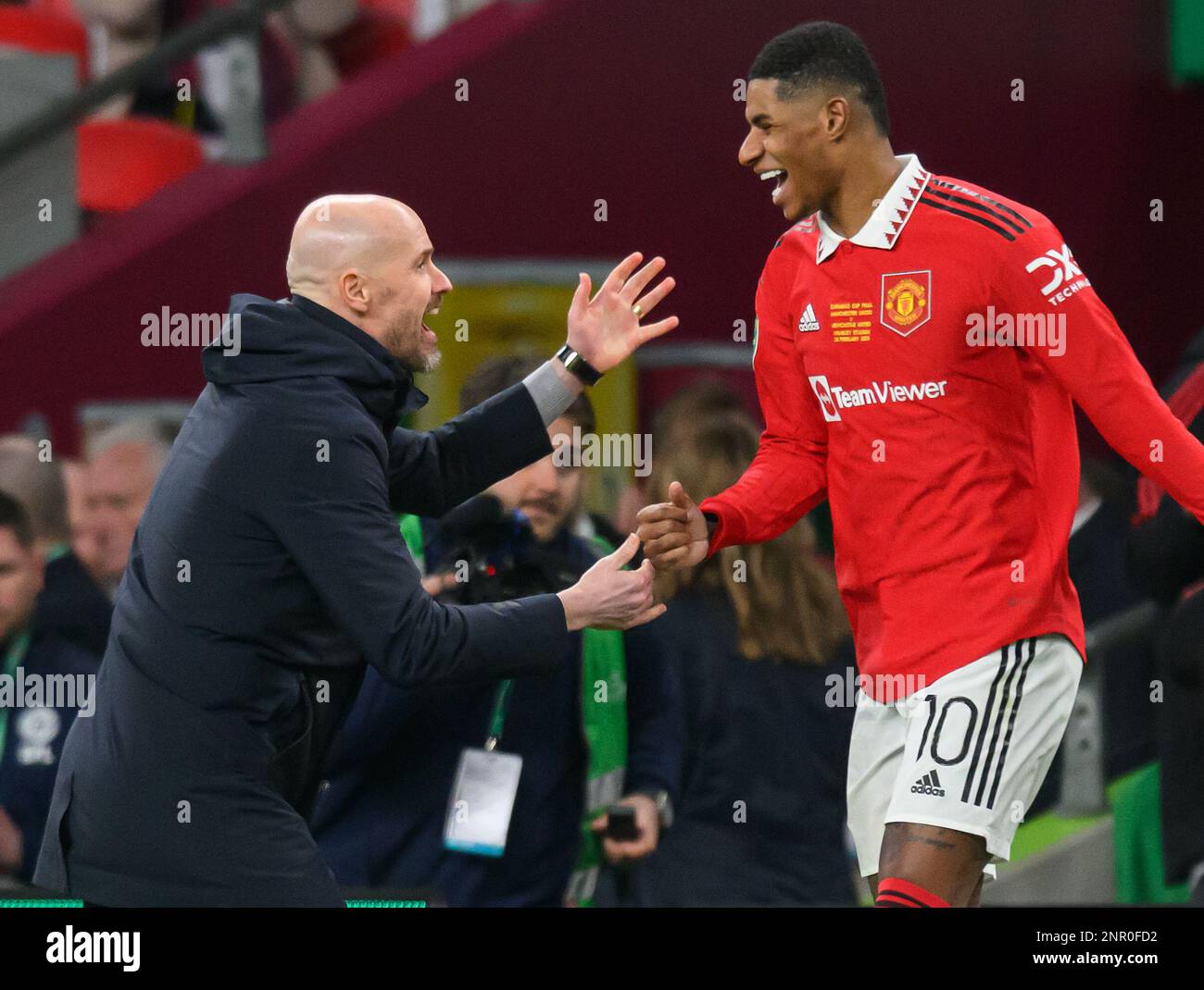 London, UK. 26th Feb, 2023. 26 Feb 2023 - Manchester United v Newcastle United - Carabao Cup ...