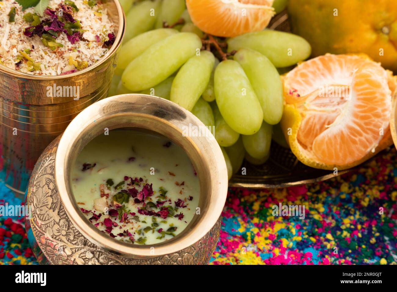Kesariya Thandai Or Kesaria Sardai - Traditional Indian Sweetened ...