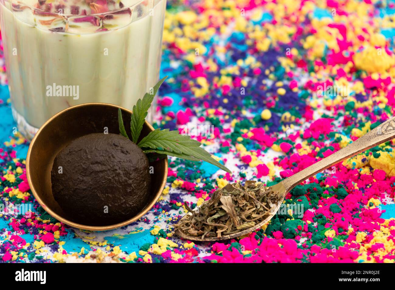 Bhaang Ki Goli Or Bhang Ka Gola Are Edible Organic Hemp Balls Made From ...