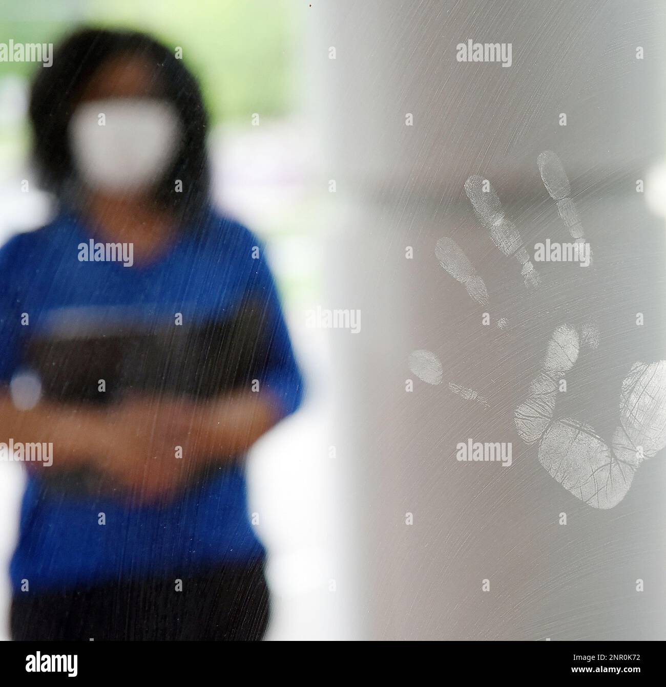 About a month ago, mysterious handprints began showing up on plate ...