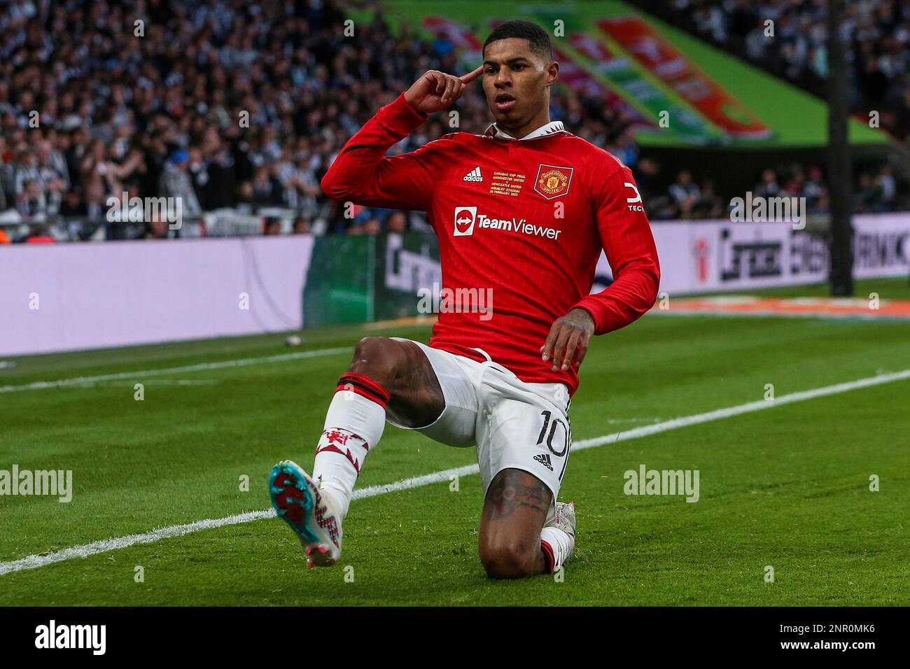 Marcus rashford 2023 celebrates hi-res stock photography and images - Alamy