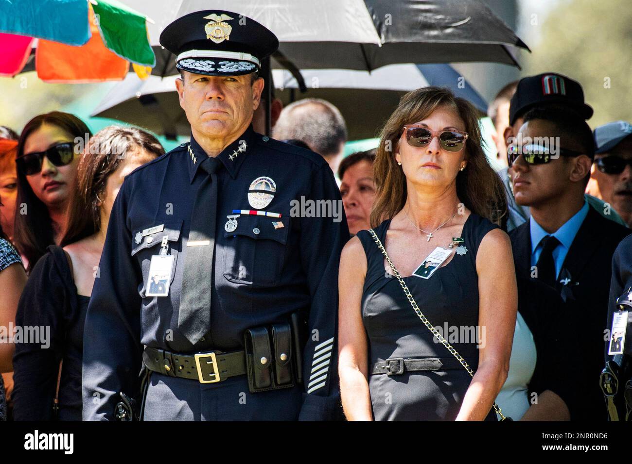 FILE - In this Aug. 12, 2019, file photo, Los Angeles Police Chief ...