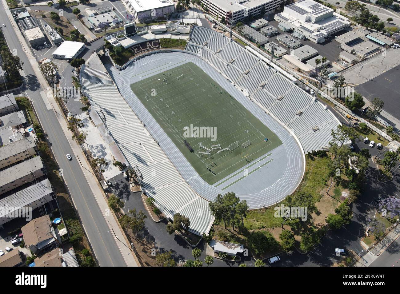 General overall view of Weingart Stadium (formerly ELAC Stadium) on the ...