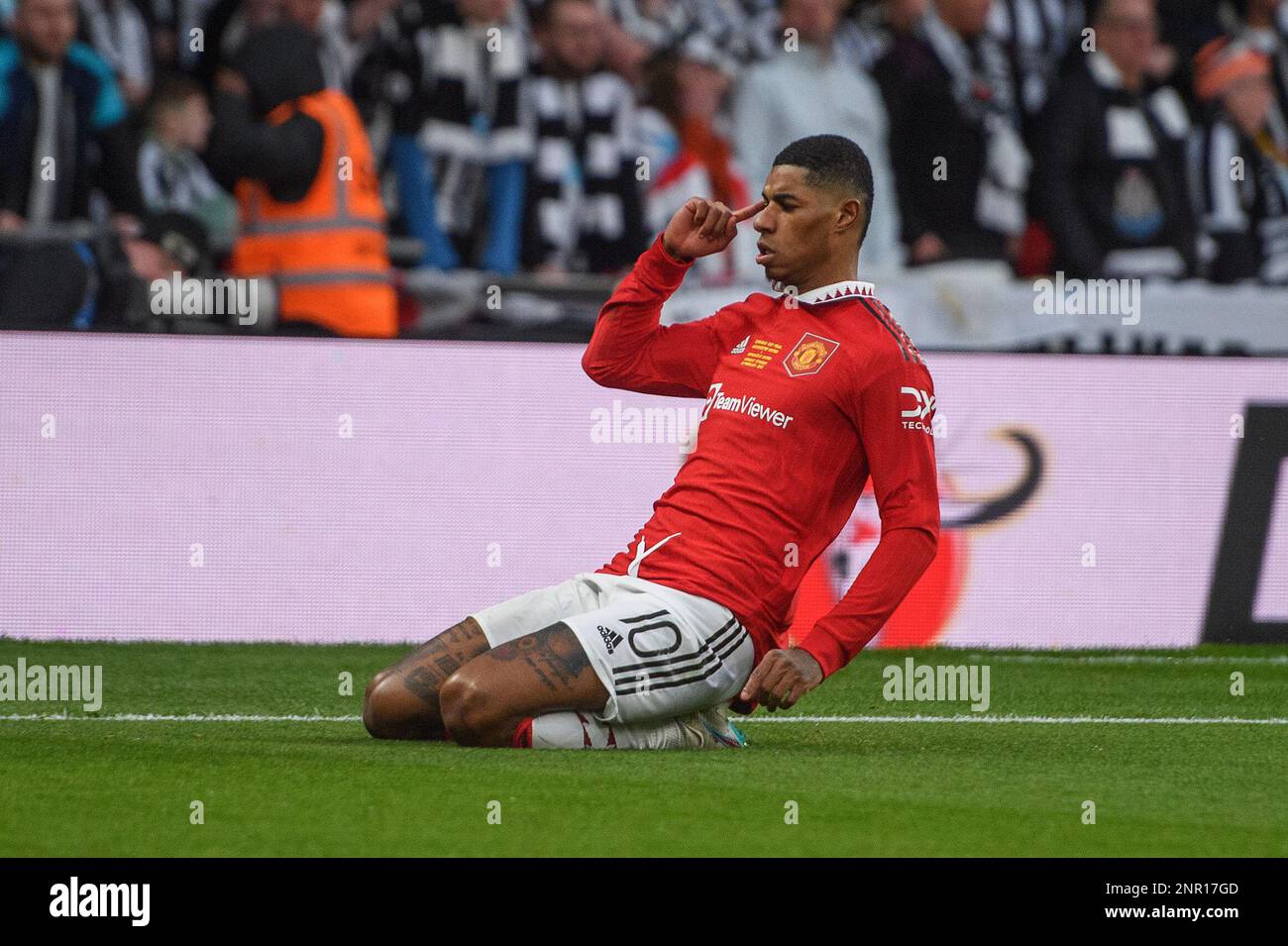 London, UK. 26th Feb, 2023. 26 Feb 2023 - Manchester United v Newcastle United - Carabao Cup ...