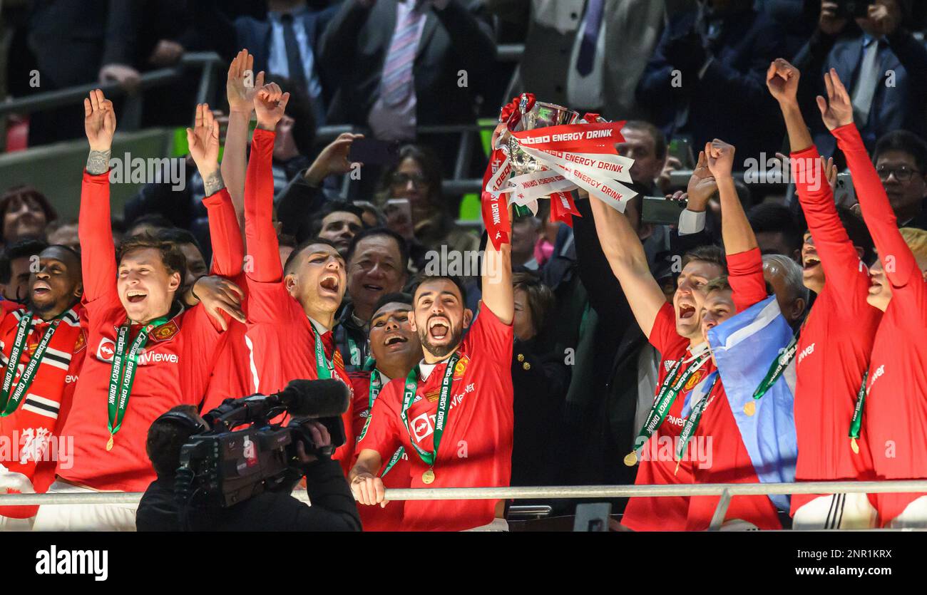 London, UK. 26th Feb, 2023. 26 Feb 2023 - Manchester United v Newcastle United - Carabao Cup ...