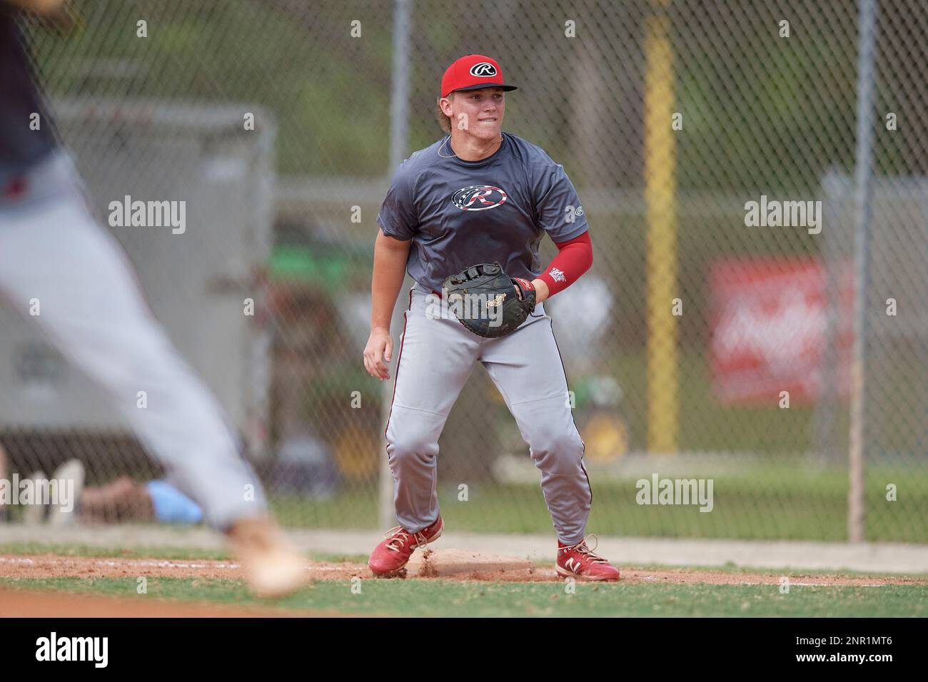 Ethan Long (44) during the WWBA World Championship at the Roger Dean Complex on October 12, 2019 ...