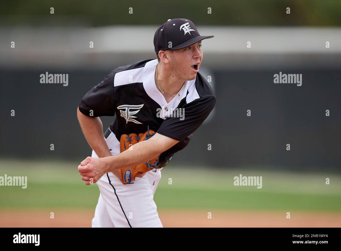 Carter Holton (22) during the WWBA World Championship at the Roger Dean ...