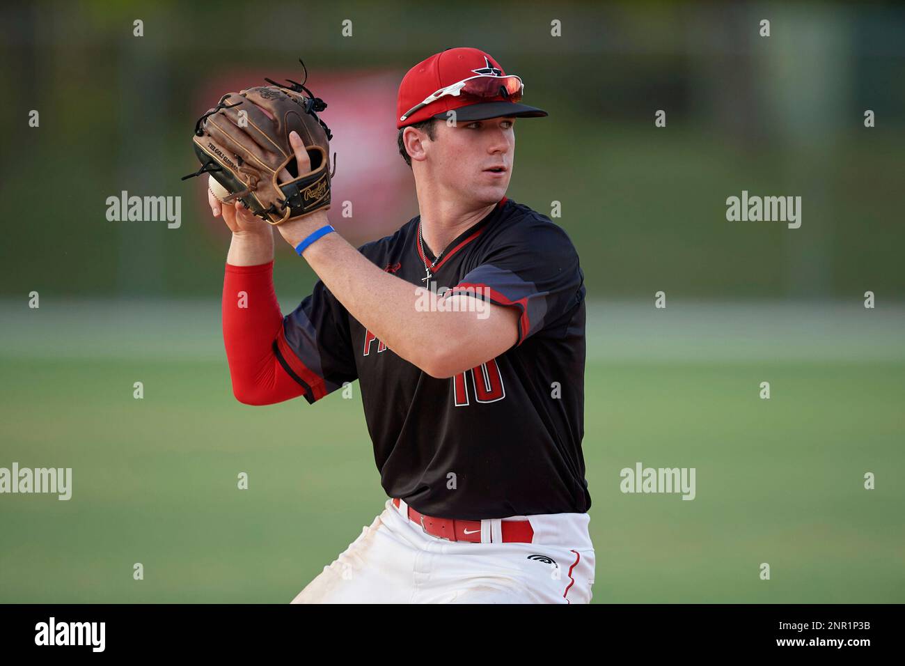 Cayden Wallace (10) during the WWBA World Championship at the Roger ...