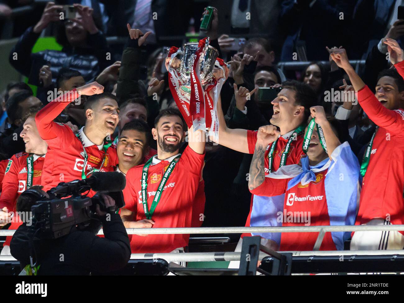 London, UK. 26th Feb, 2023. 26 Feb 2023 - Manchester United v Newcastle United - Carabao Cup ...