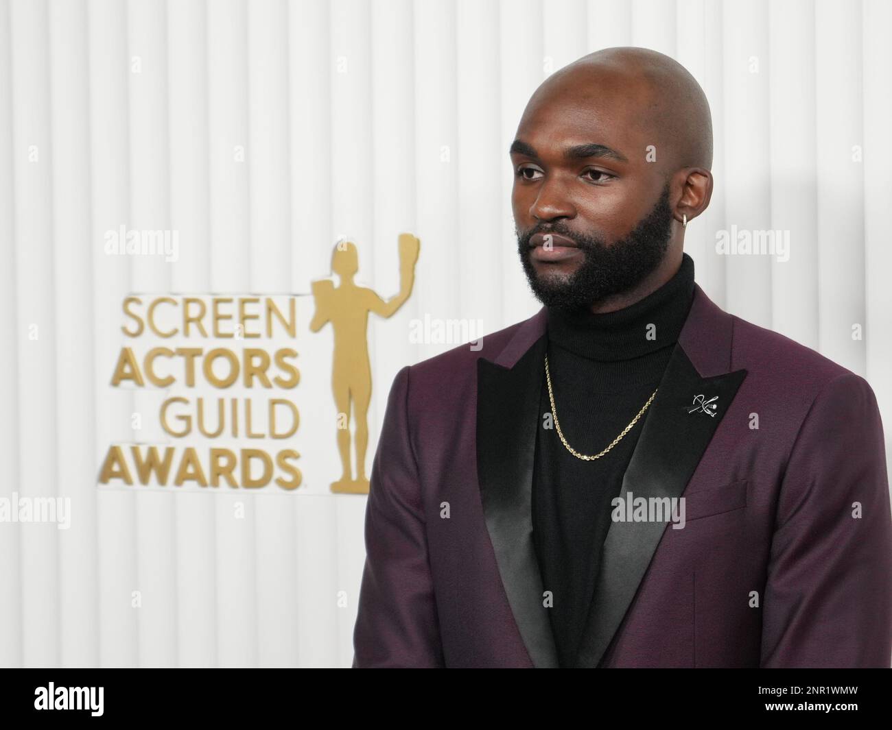 Los Angeles, USA. 26th Feb, 2023. Josh Otusanya arrives at the 29th ...