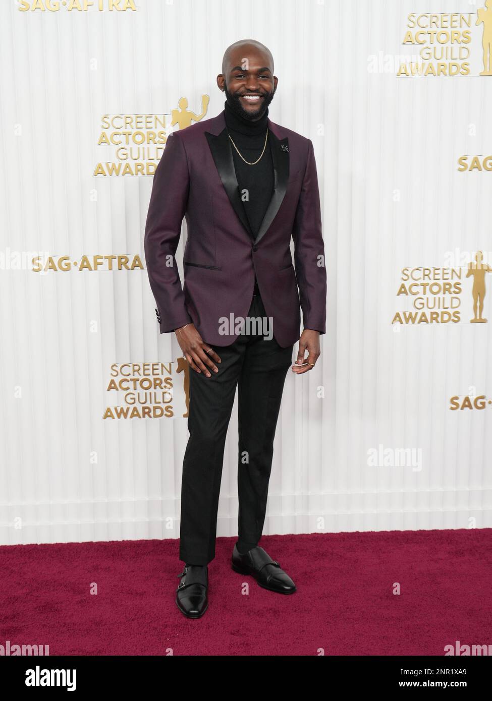 Los Angeles, USA. 26th Feb, 2023. Josh Otusanya arrives at the 29th ...