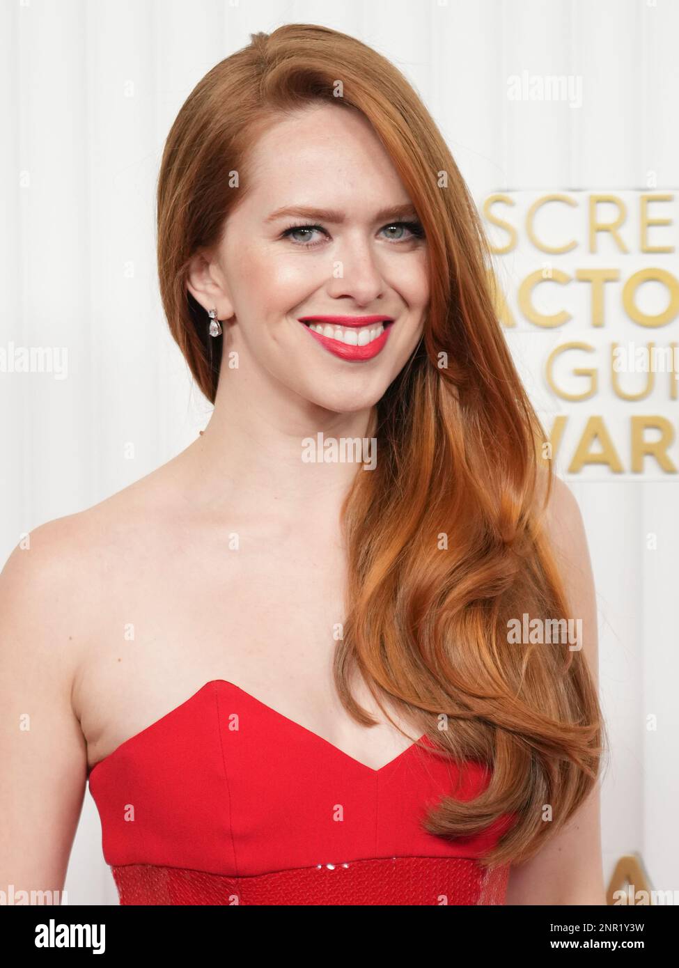 Los Angeles, USA. 26th Feb, 2023. Elizabeth McLaughlin arrives at the 29th Annual Screen Actors ...